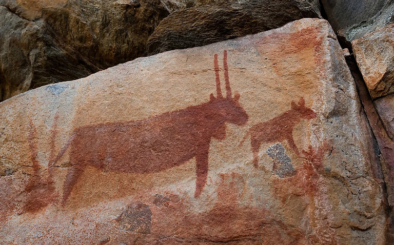 San Rock Art in Southern Africa | Khoisan People Paintings