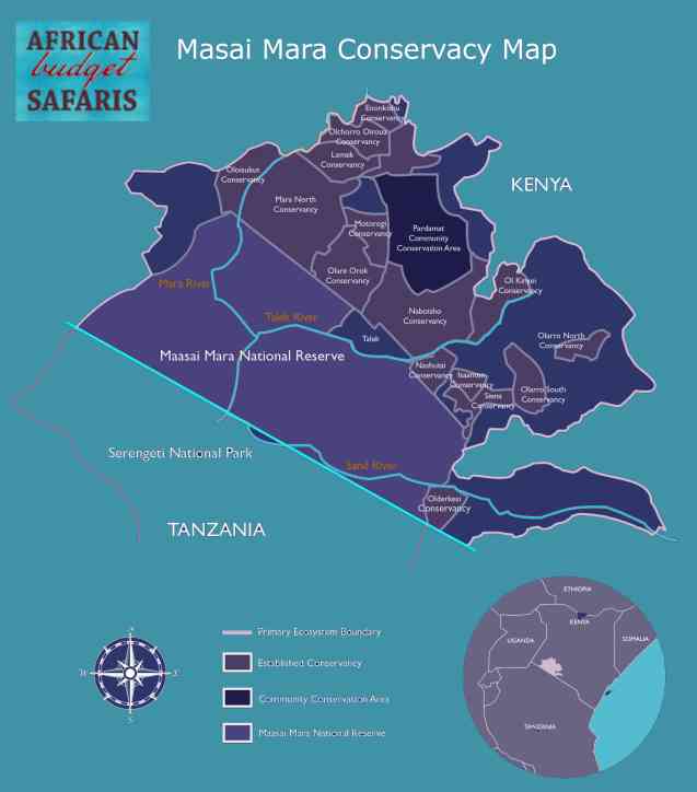 Kenya's Masai Mara Conservancies: The Masai Mara Conservancy Areas ...